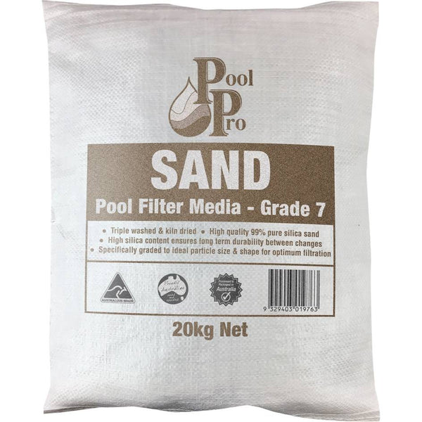 POOL PRO FILTER SAND GRADE 7C 20 KG – Dalby Pools and Spas