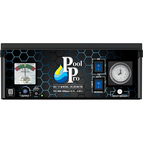 POOL PRO CHLORINATOR 20 AMP REVERSE POLARITY SUITS POOLS UP TO 55000 L ...